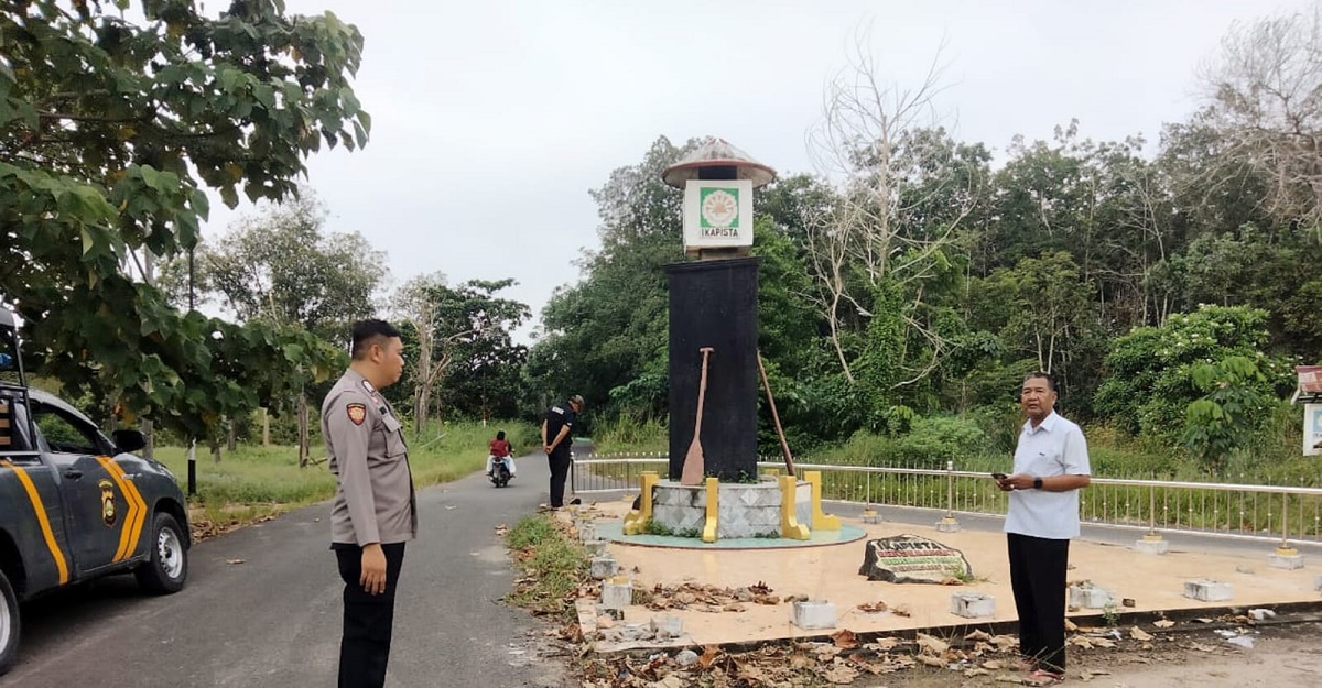 Pagar Tugu IKAPISTA Dicuri, Kerugian Ditaksir Rp13 Juta