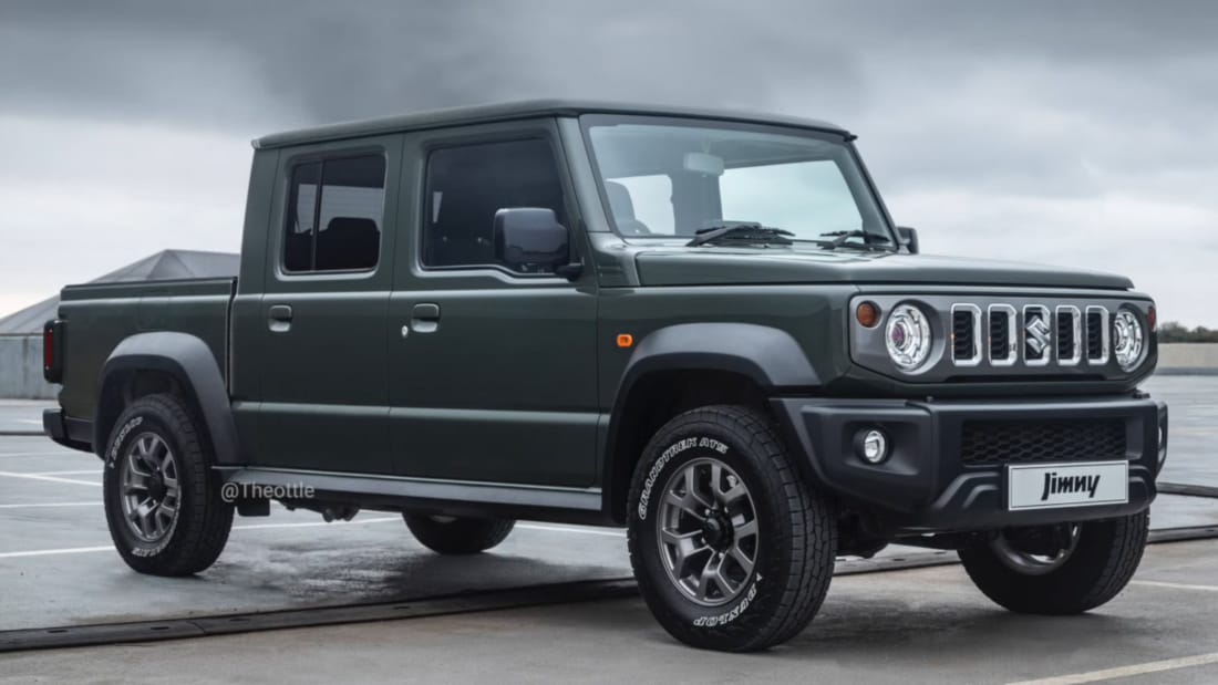 Suzuki Jimny Mini Truck 4X4: Konsep Kendaraan Tangguh untuk Usaha dan ...