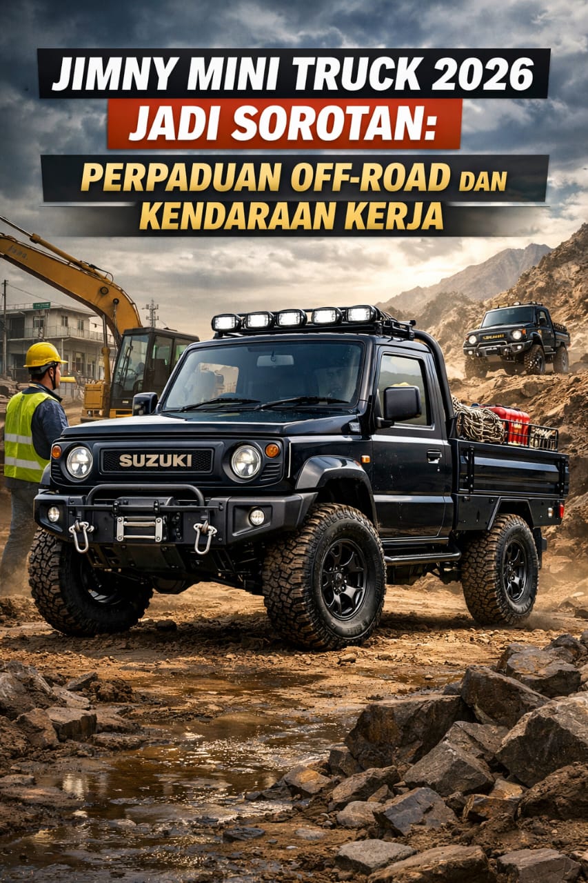 Jimny Mini Truck 2026 Jadi Sorotan: Perpaduan Off-Road dan Kendaraan Kerja