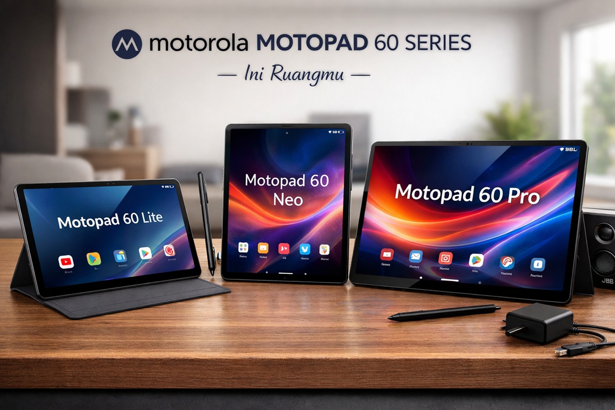 Motorola Motopad 60 Series Resmi Hadir di Indonesia, Tiga Varian Siap ...
