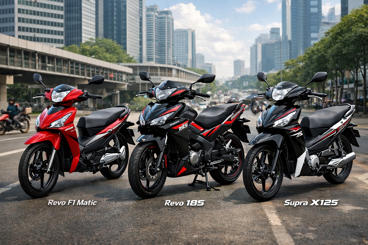 3 Motor Bebek Honda Paling Irit 2026: Revo F1 Matic, Revo 185, atau ...