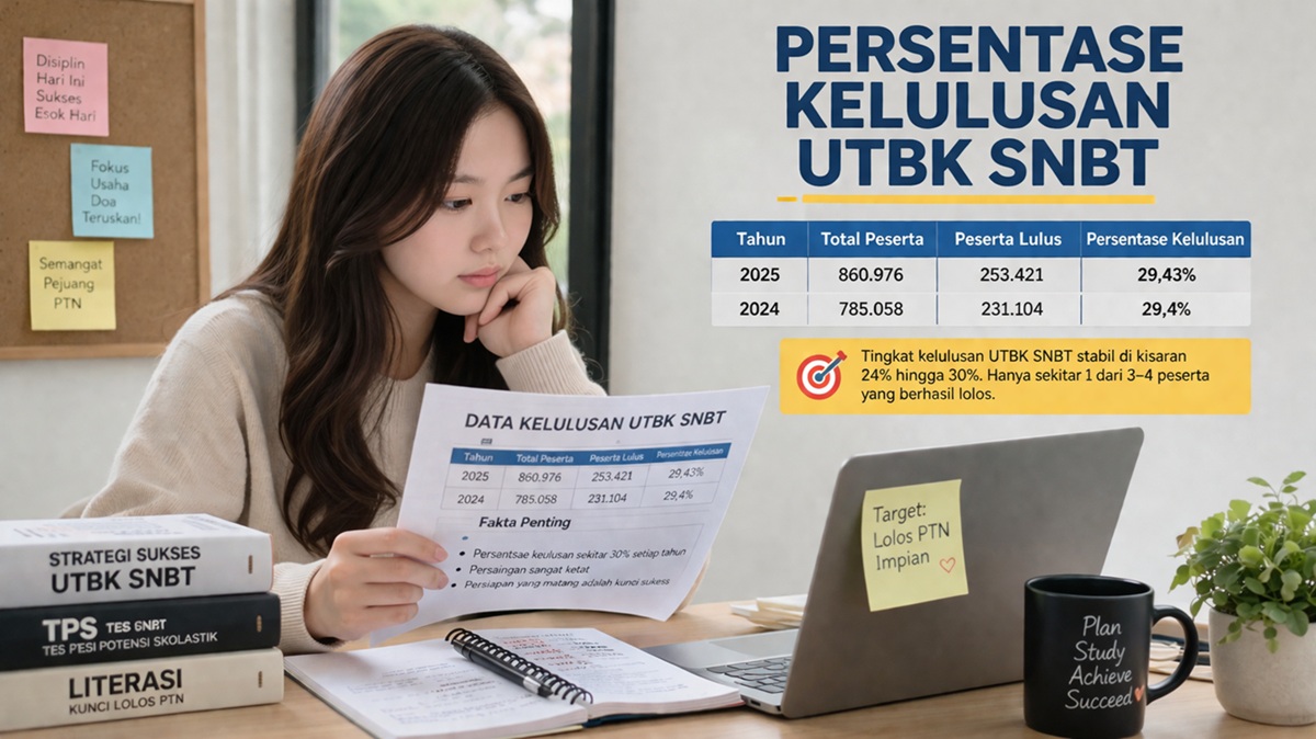 Angka Persentase Kelulusan UTBK SNBT Hanya 30 Persen, Ini Jumlah ...