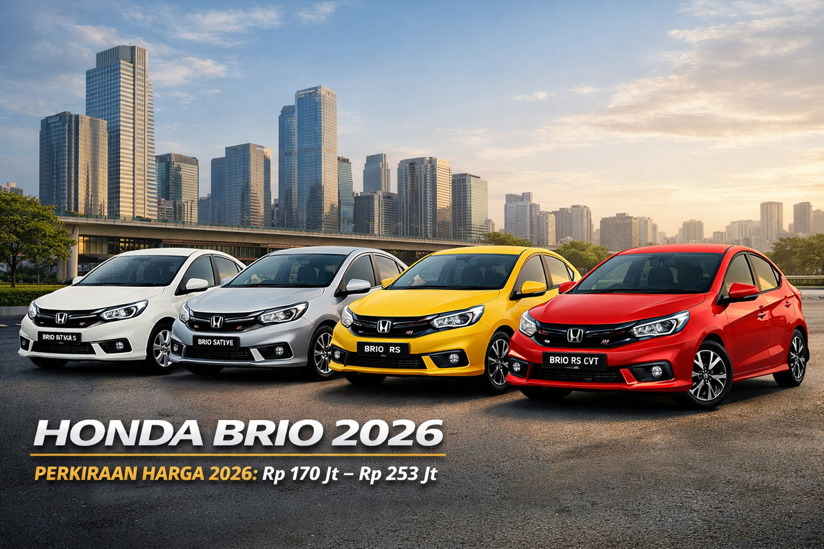 Perkiraan Harga Honda Brio 2026: City Car Andalan Tetap Kompetitif