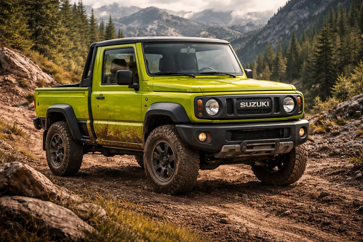 Suzuki Jimny Mini Truck 4x4 Andalkan Mesin K15B, Tetap Irit di Medan ...