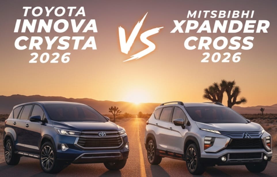 Toyota Innova Crysta 2026 vs Mitsubishi Xpander Cross 2026: Adu Nilai ...