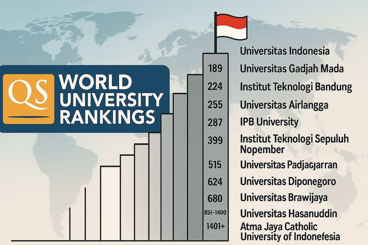 WOW! Daftar Top 20 Kampus Terbaik di Indonesia 2026 Dibocorkan QS WUR ...