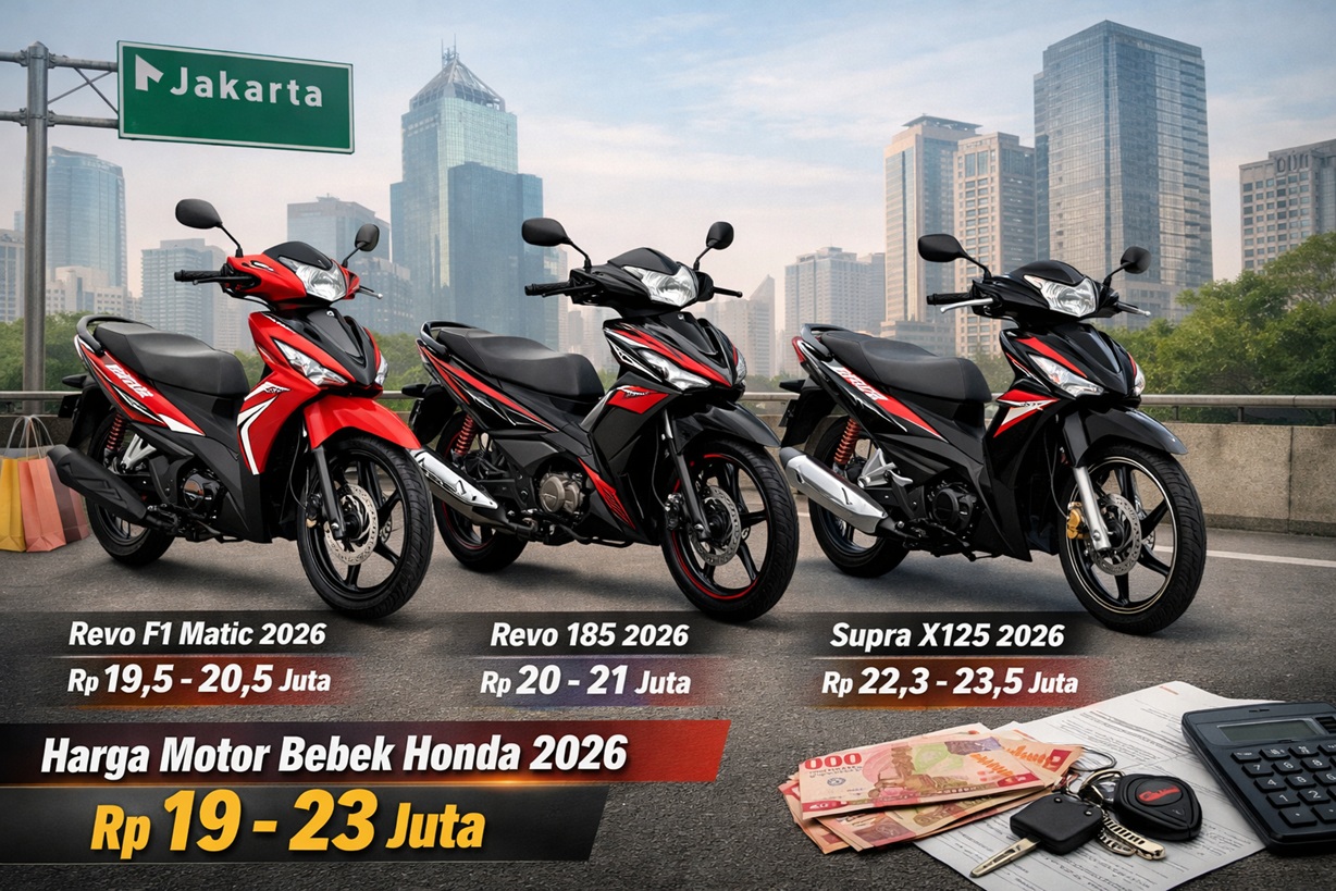 Daftar Harga Motor Bebek Honda 2026: Revo F1, Revo 185, dan Supra X125