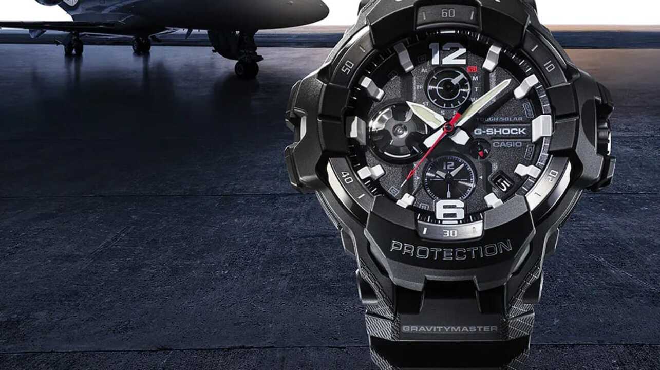 Casio G-Shock Gravity Master Jam Tangan Tangguh di Udara Cocok untiuk Para Pilot dan Petualangan.