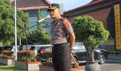 Pimpin Apel Perdana, Kapolrestabes Palembang Kombes Pol Sonny ...