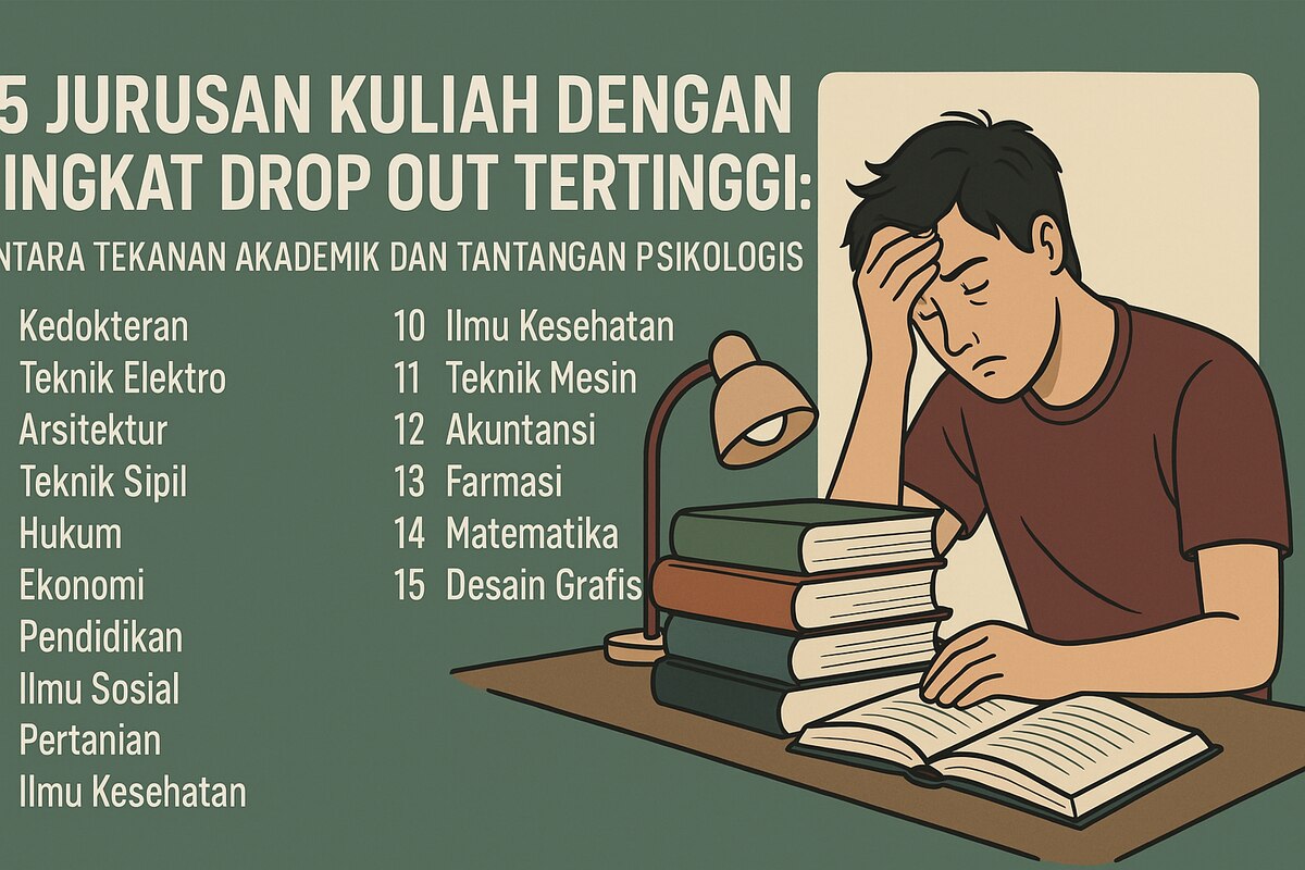 15 Jurusan Kuliah dengan Tingkat Drop Out Tertinggi: Antara Tekanan ...