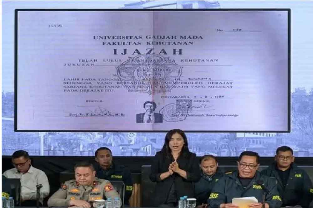 Hasil Uji Lab Identik, Ijazah Jokowi Asli, Bareskrim Hentikan Penyelidikan Dugaan Ijazah Palsu