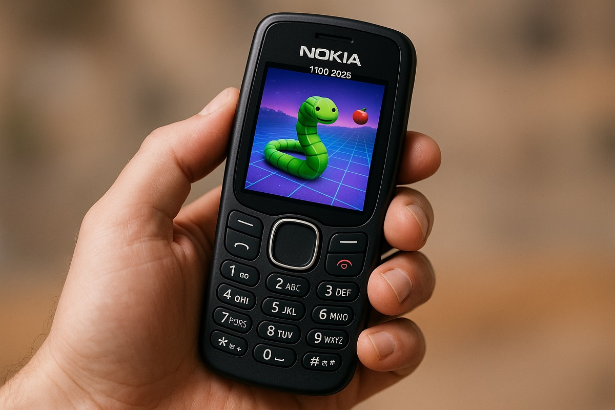 Game Legendaris Snake Kembali di Nokia 1100 2025 dengan Grafis Baru ...