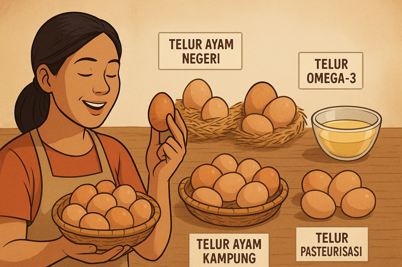 Telur Ayam Kampung, Negeri, dan Organik: Mana yang Paling Sehat?