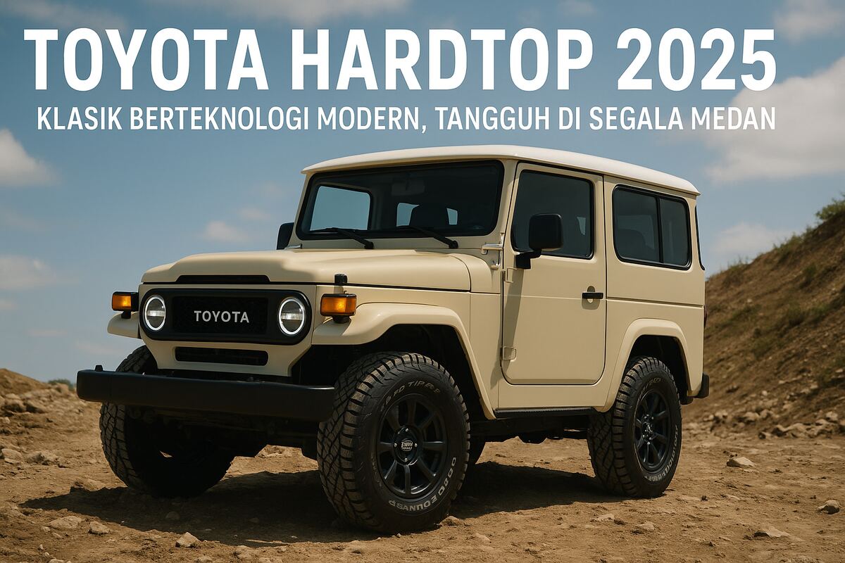 Spesifikasi Toyota Hardtop 2025: Klasik Berteknologi Modern, Mobil ...