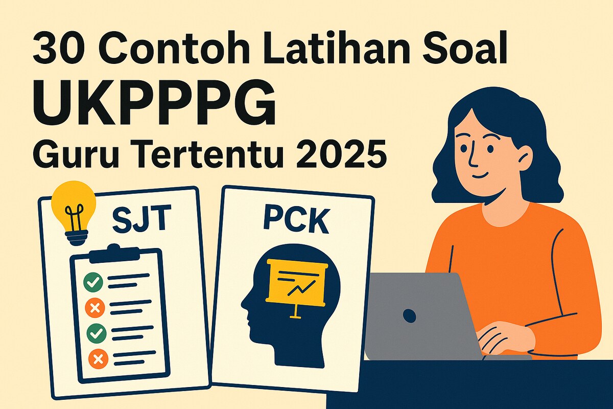 30 Contoh Soal UKPPPG Guru Tertentu 2025
