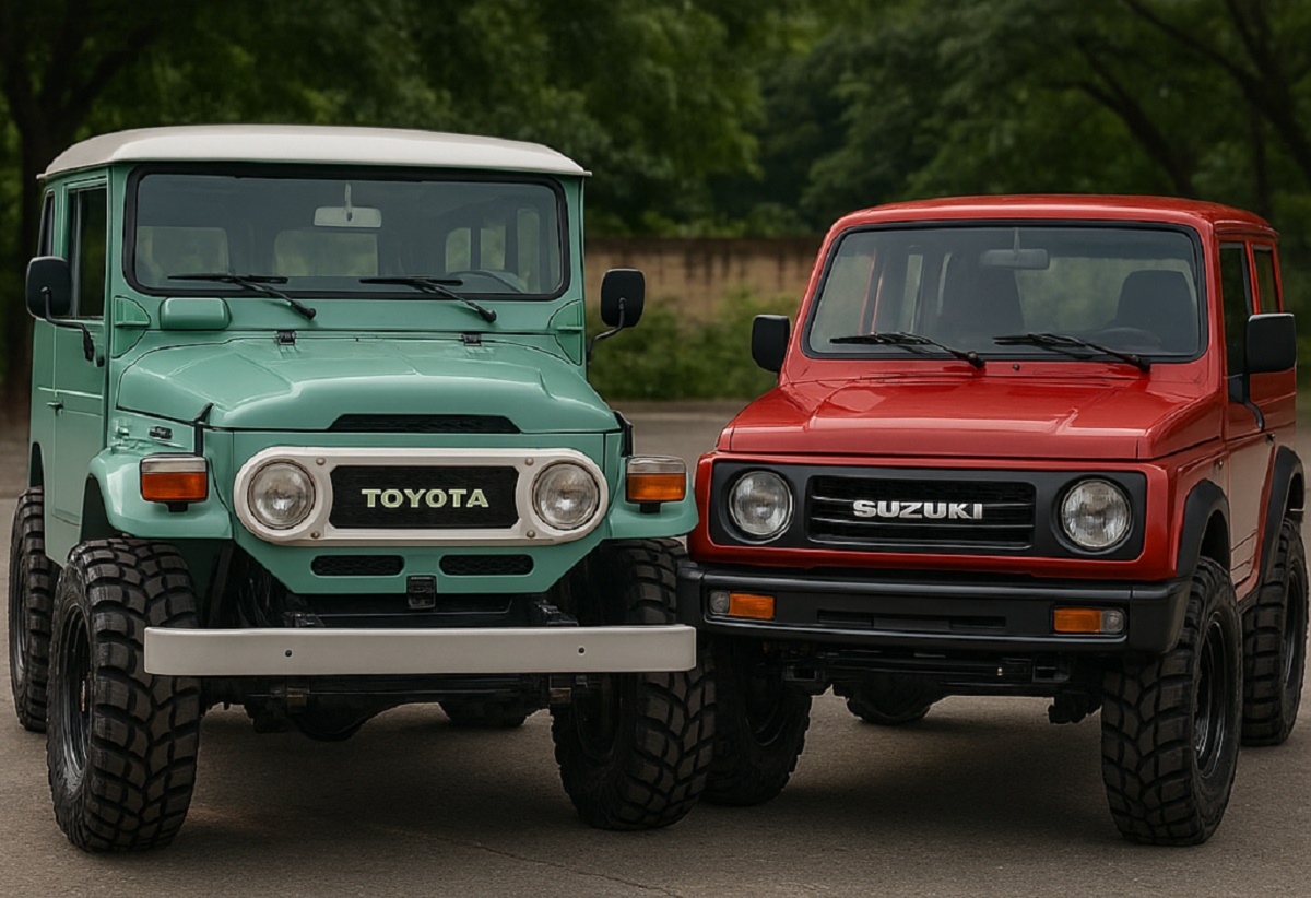 Toyota Hardtop vs Suzuki Jimny Jadul, Perseteruan Dua Legenda Jalanan ...