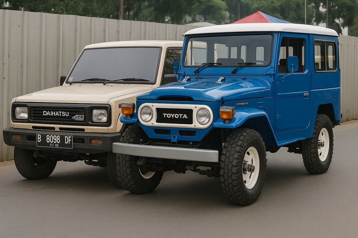 Adu Tangguh Legenda Off-Road, Toyota Hardtop vs Daihatsu Taft, Siapa ...