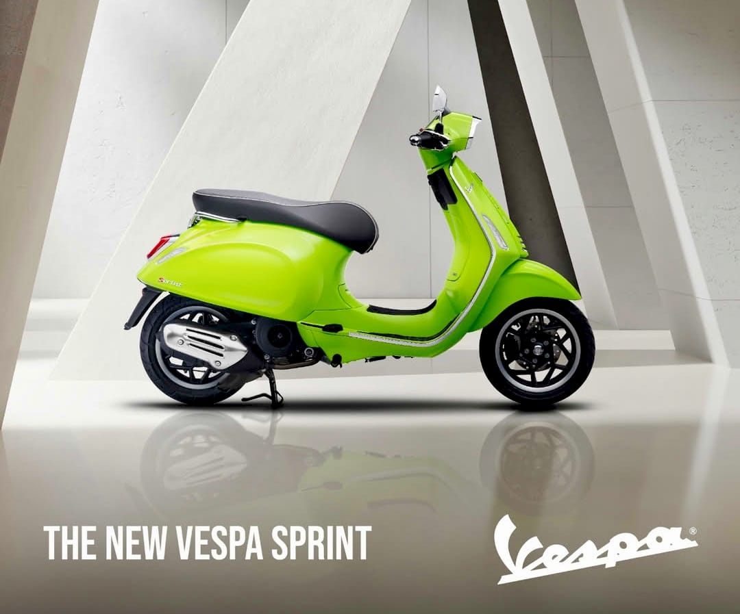 Vespa Sprint 150 S 2025 Resmi Meluncur: Tampilan Sporty, Fitur Modern