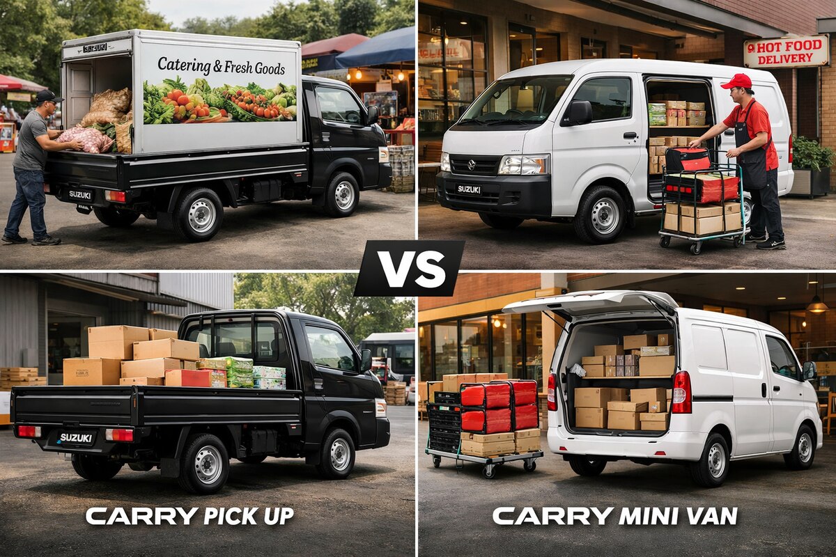 Suzuki Carry Mini Van vs Pick Up: Mana Lebih Efisien untuk Usaha ...