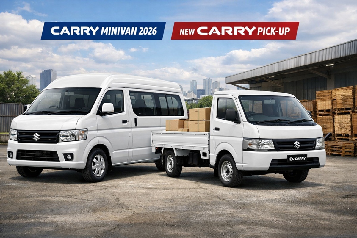Suzuki Carry Minivan 2026 vs New Carry Pick-up: Satu Basis, Dua Peran ...