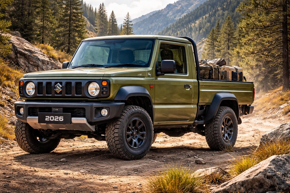 Suzuki Jimny Berubah Total! Varian Mini Truck 2026 Lebih Praktis dan ...
