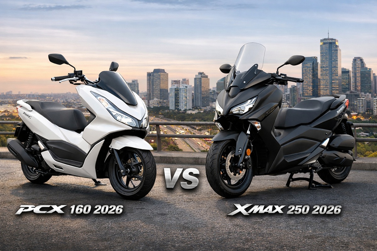 Perbandingan Honda PCX 160 vs Yamaha XMAX 250: Skutik Premium yang Beda ...