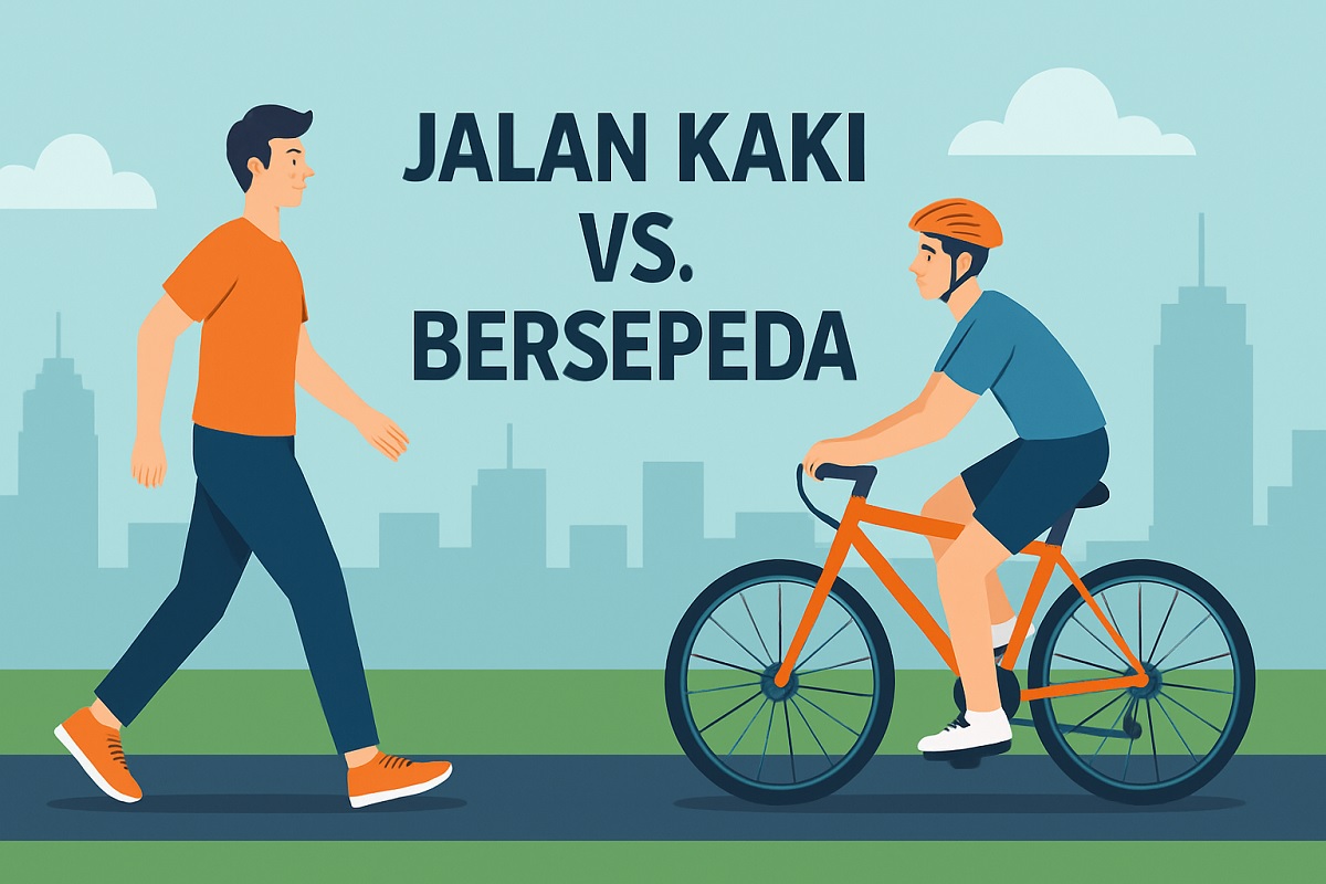 Jalan Kaki vs Bersepeda: Mana yang Lebih Sehat? Ini Kata Dokter dan ...